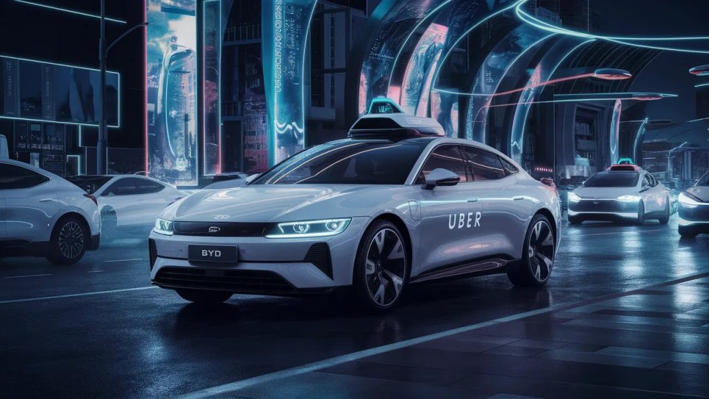 Uber s’allie à BYD pour électrifier sa flotte de VTC