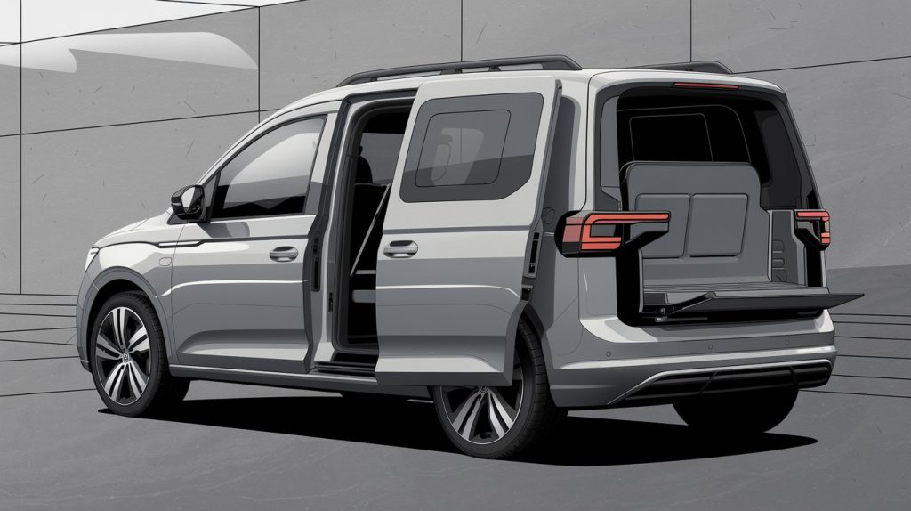 La Volkswagen Caddy Flexible : polyvalence et modularité