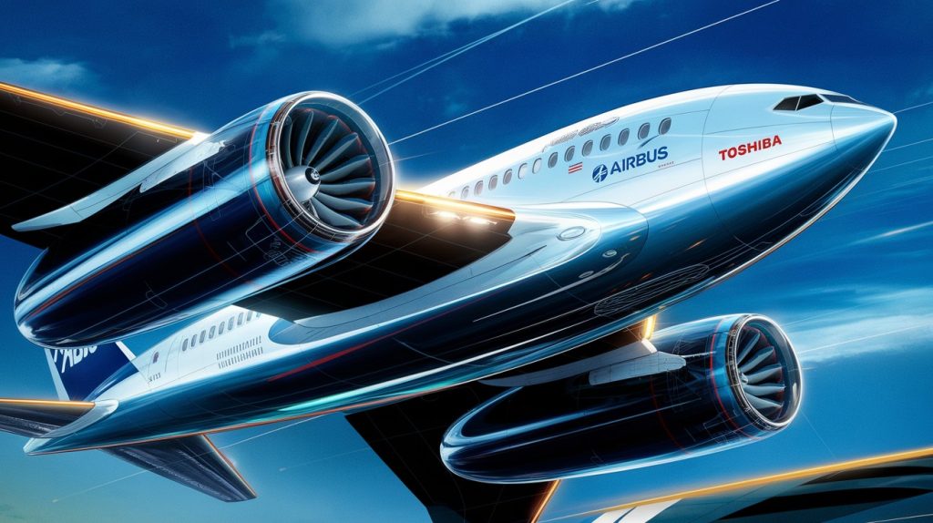 Airbus et Toshiba s’unissent pour créer un moteur d’avion supraconducteur