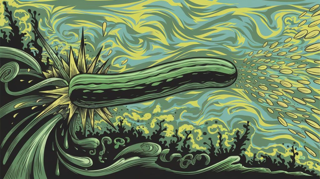 L’Explosion de Graines du Concombre Gicler : Un Chef-d’œuvre Naturel