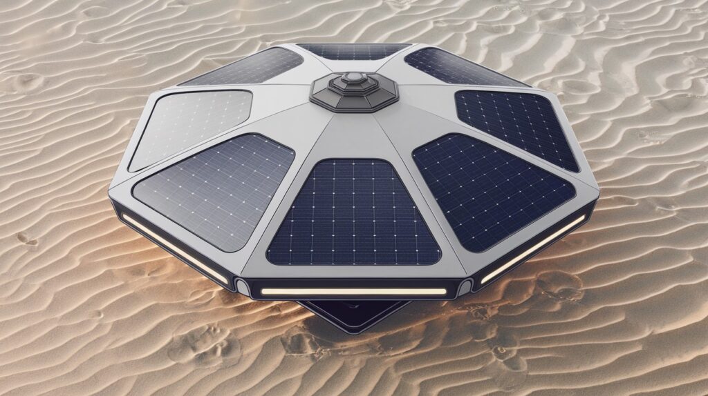 Le parasol solaire innovant d’Anker dévoilé au CES 2025