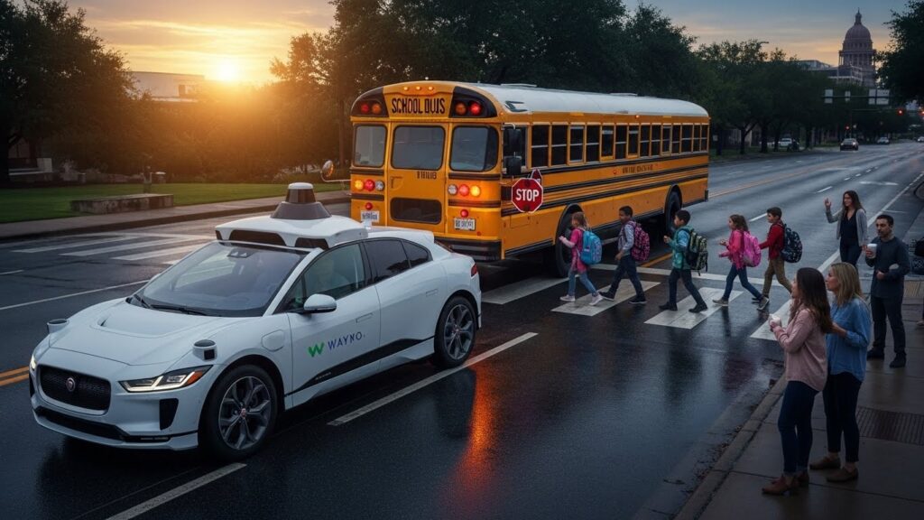 Waymo : Robotaxis Passent les Bus Scolaires à Austin